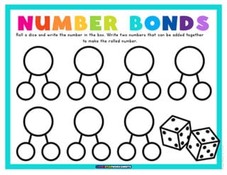 Number Bonds Worksheets - Superstar Worksheets