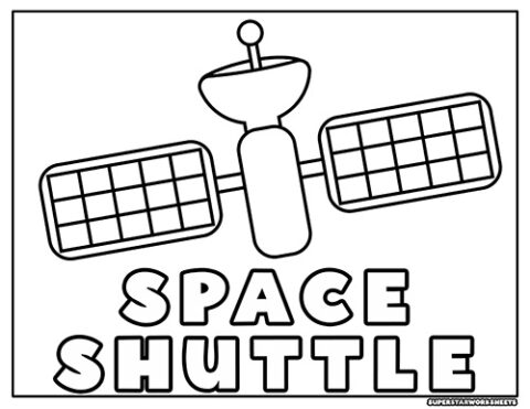 Space Coloring Pages (Free Printables) - Superstar Worksheets