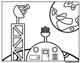 Space Coloring Pages (Free Printables) - Superstar Worksheets