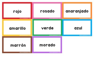 Spanish Color Worksheets - Superstar Worksheets