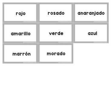 Spanish Color Worksheets - Superstar Worksheets
