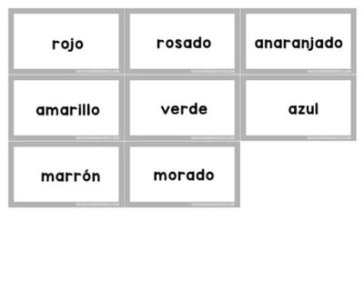 Spanish Color Worksheets - Superstar Worksheets
