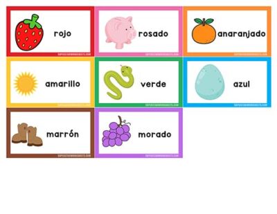 Spanish Color Worksheets - Superstar Worksheets