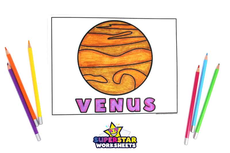 Planets Coloring Pages (Free Printables) - Superstar Worksheets