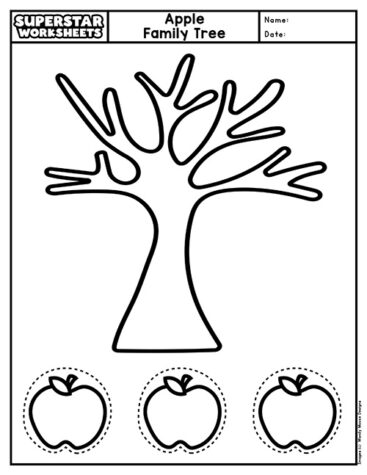 Family Tree Craft - Superstar Worksheets