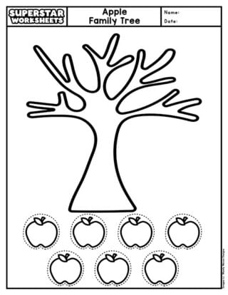 Family Tree Craft - Superstar Worksheets