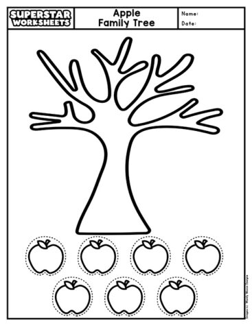 Family Tree Craft - Superstar Worksheets