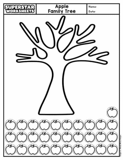 Family Tree Craft - Superstar Worksheets