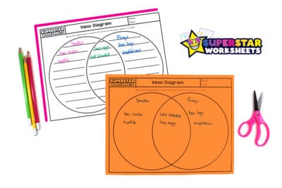 Venn Diagram Template - Superstar Worksheets