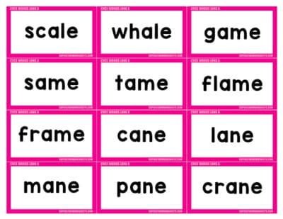 CVCE Flashcards - Superstar Worksheets