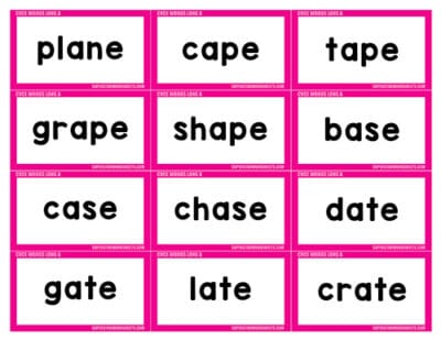 CVCE Flashcards - Superstar Worksheets