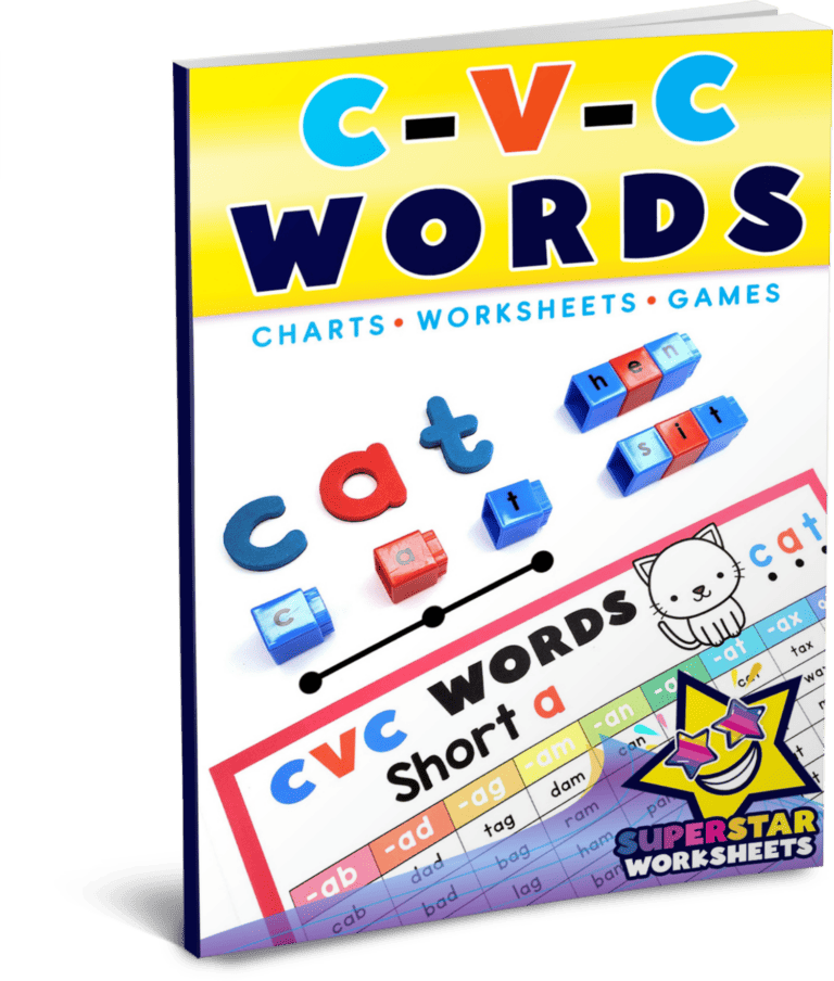 CVC Words - Superstar Worksheets