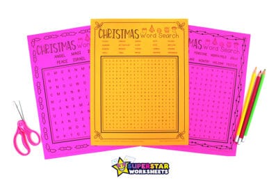 Christmas Word Search - Superstar Worksheets