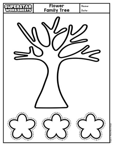 Family Tree Craft - Superstar Worksheets