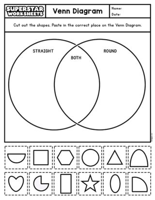 Venn Diagram Template (Free Printables) - Superstar Worksheets