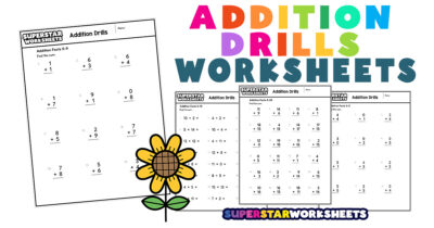 Addition Drills - Superstar Worksheets
