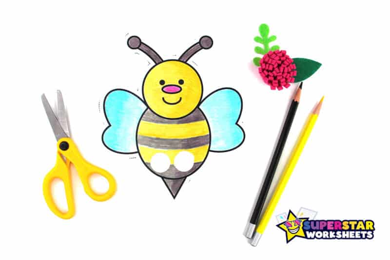 Bee Template (Free Printables) - Superstar Worksheets