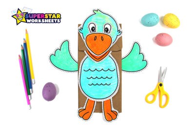 Bird Template (Free Printables) - Superstar Worksheets