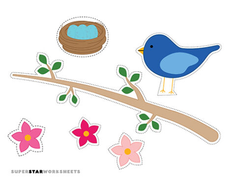 Bird Template (Free Printables) - Superstar Worksheets