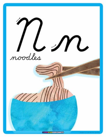 Cursive Alphabet Charts - Superstar Worksheets