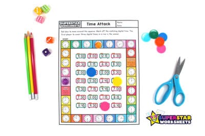 Elapsed Time Worksheets - Superstar Worksheets