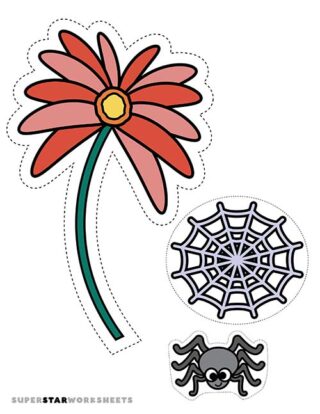 Spider Template (Free Printables) - Superstar Worksheets