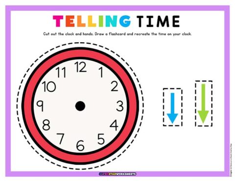 Telling Time Games - Superstar Worksheets