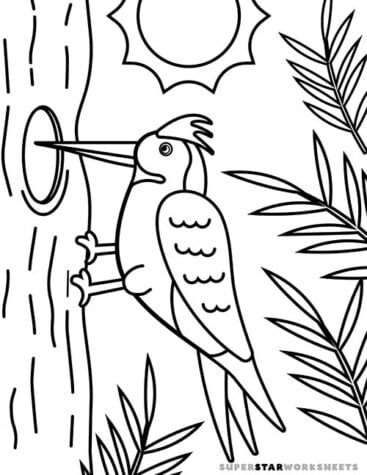 Bird Template (Free Printables) - Superstar Worksheets