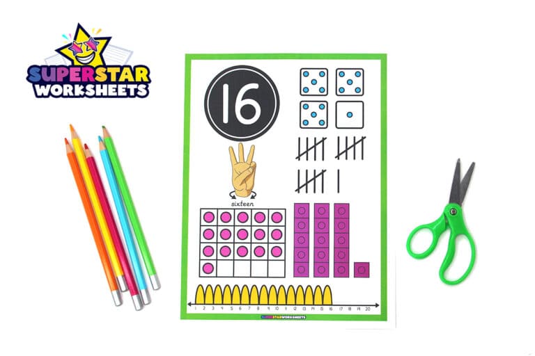 Number Sense Charts - Superstar Worksheets