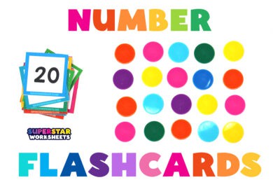 Number Flashcards - Superstar Worksheets