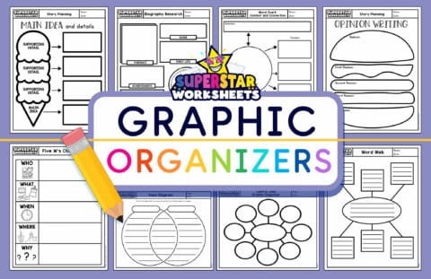 Graphic Organizers (Free Printables) - Superstar Worksheets