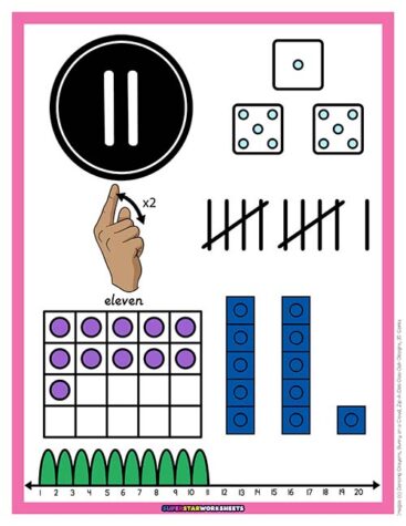 Number Sense Charts - Superstar Worksheets