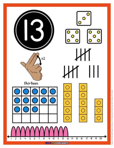 Number Sense Charts - Superstar Worksheets