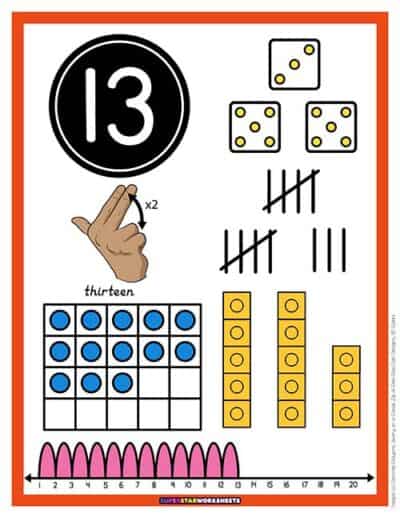 Number Sense Charts - Superstar Worksheets