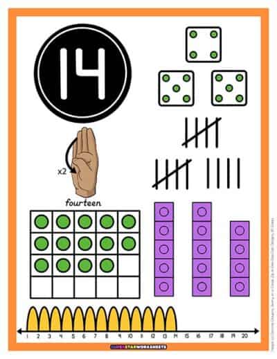 Number Sense Charts - Superstar Worksheets