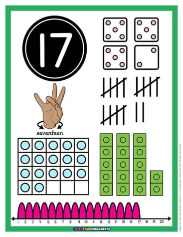 Number Sense Charts - Superstar Worksheets