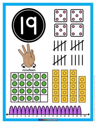 Number Sense Charts - Superstar Worksheets