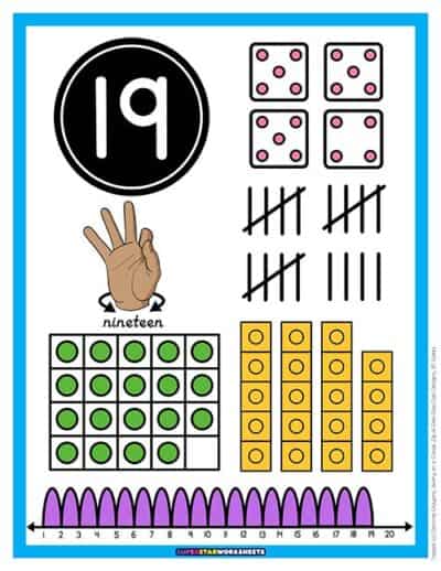Number Sense Charts - Superstar Worksheets
