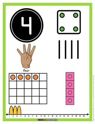 Number Sense Charts - Superstar Worksheets