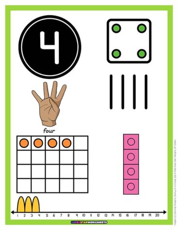 Number Sense Charts - Superstar Worksheets