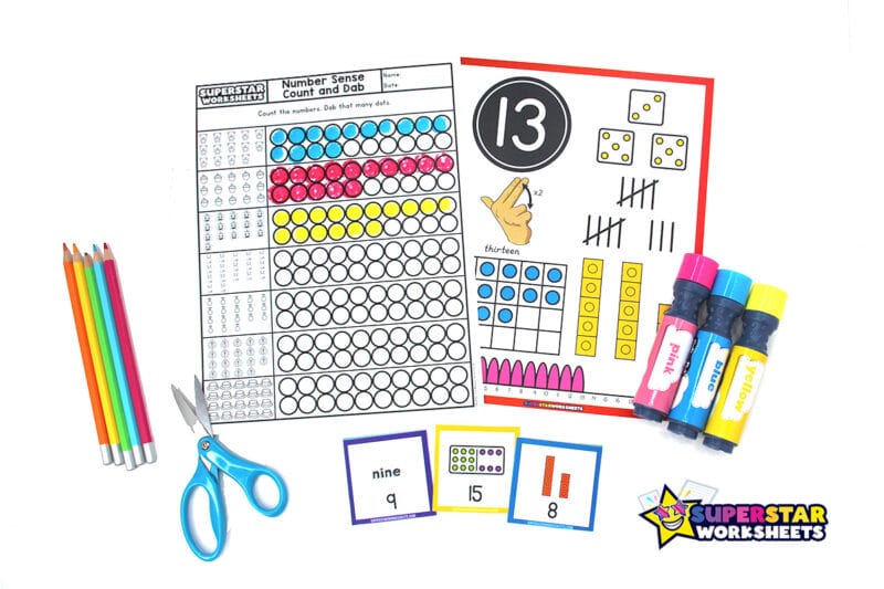 Number Sense - Superstar Worksheets