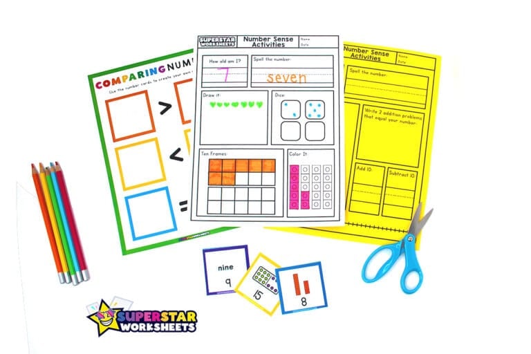 Number Sense - Superstar Worksheets