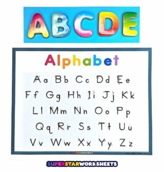 ABC Alphabet Charts - Superstar Worksheets