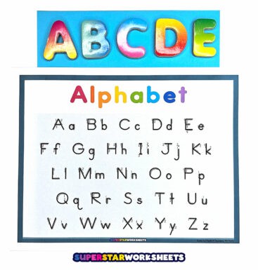 ABC Alphabet Charts - Superstar Worksheets