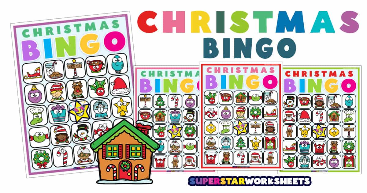 Christmas BINGO - Superstar Worksheets
