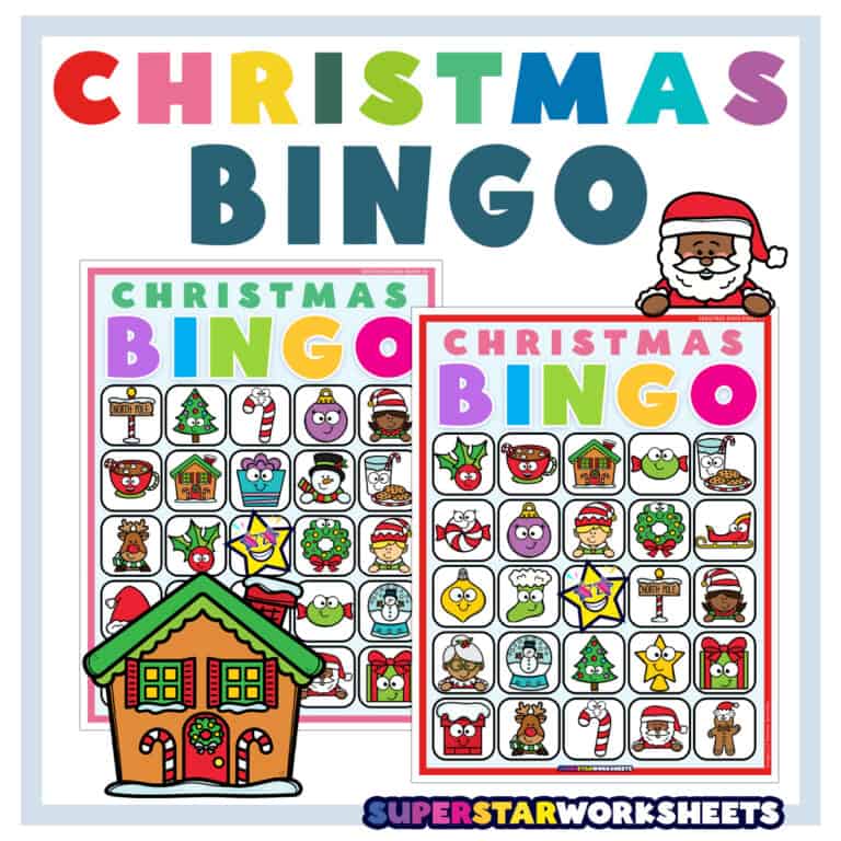 Christmas BINGO - Superstar Worksheets