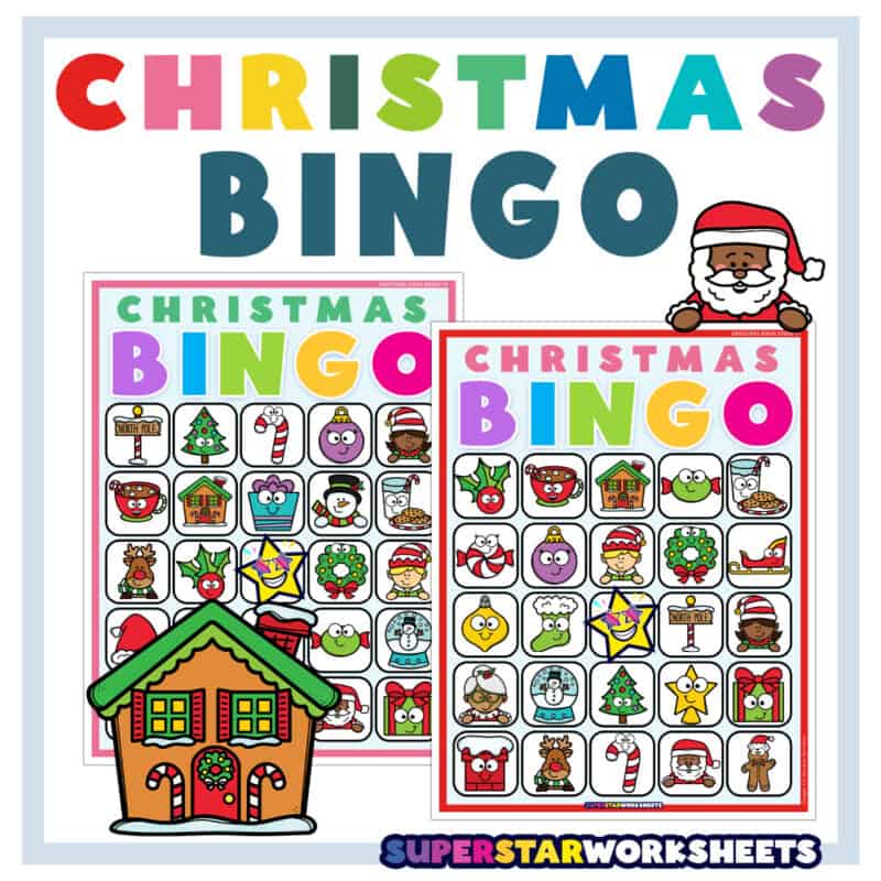 Christmas BINGO - Superstar Worksheets