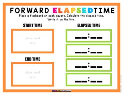 Elapsed Time Worksheets - Superstar Worksheets