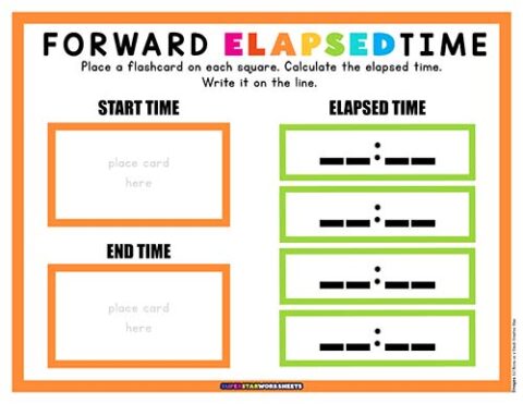 Elapsed Time Worksheets - Superstar Worksheets