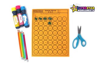 Spanish Alphabet Worksheets - Superstar Worksheets
